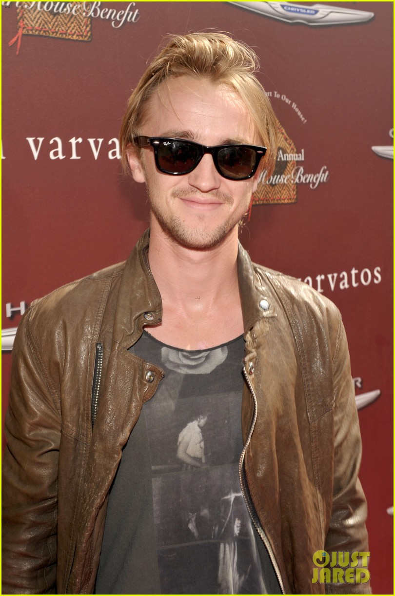 Tom Felton: John Varvatos Stuart House Benefit with Jade Olivia!: Photo ...