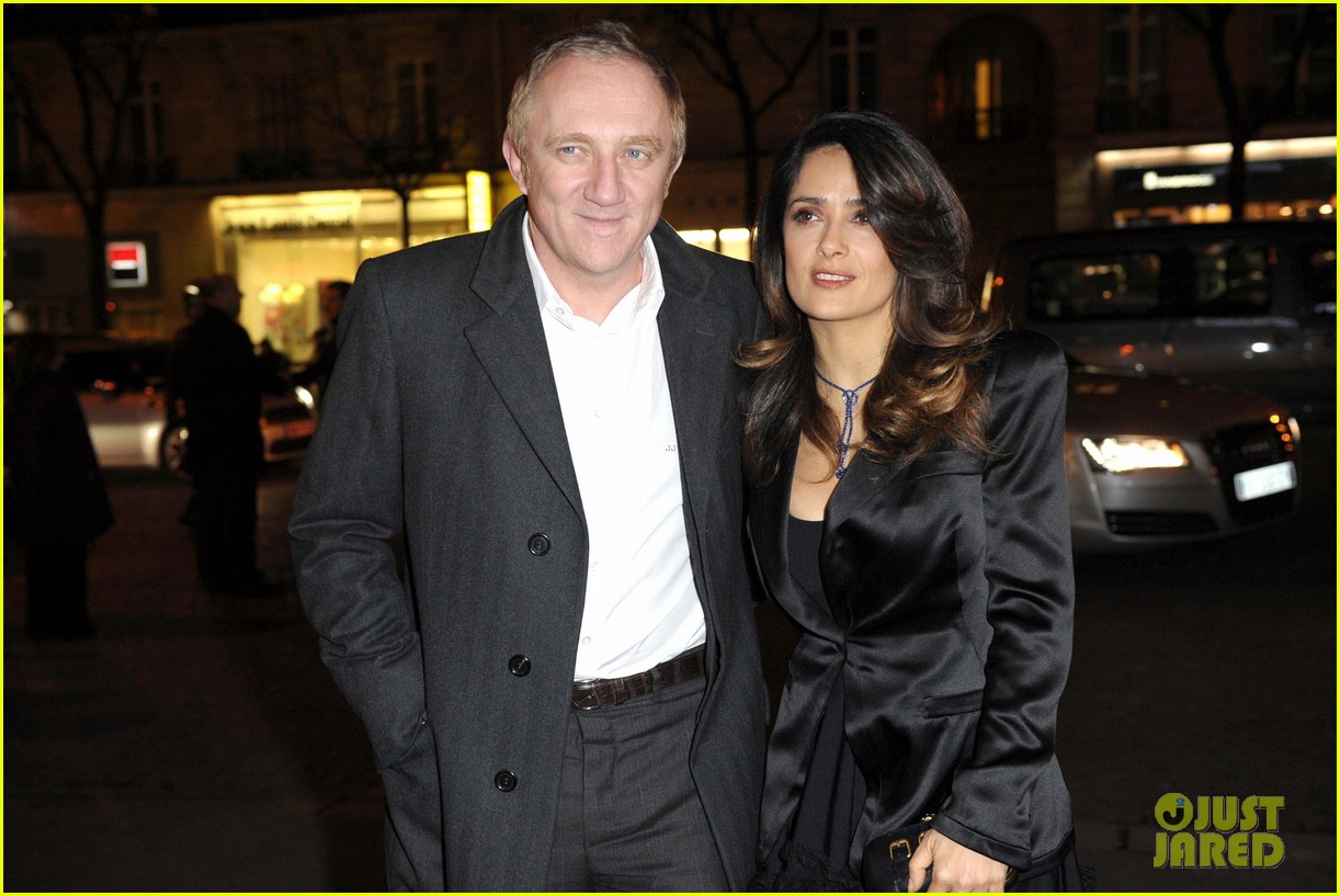 Salma Hayek: Alexander McQueen Fashion Show!: Photo 2636698 | Francois ...