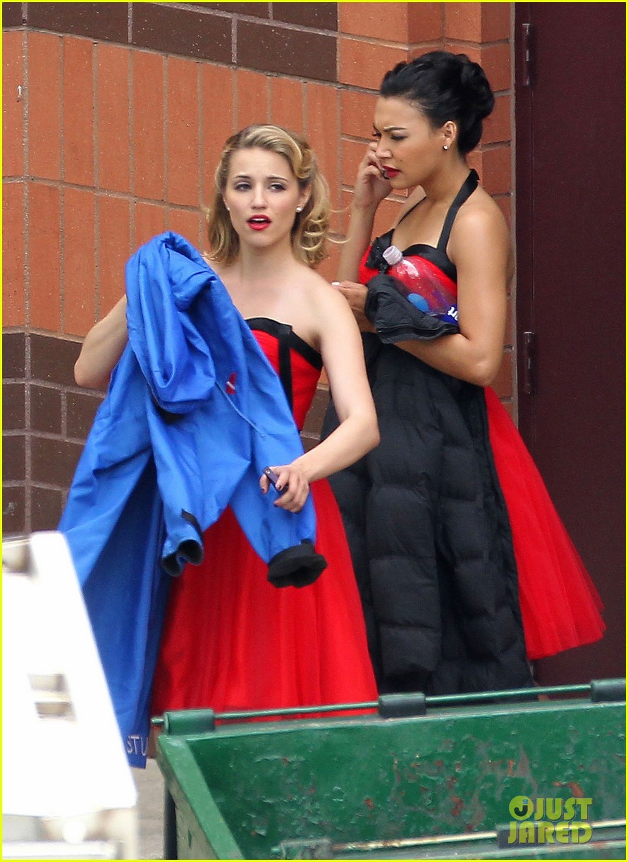 Lindsay Lohan: 'Glee' Filming with the Cast!: Photo 2653911 | Chord ...