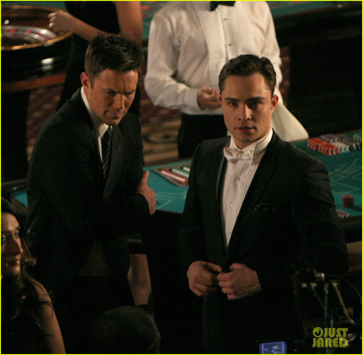 Leighton Meester & Ed Westwick: Blackjack Buddies!: Photo 2643970 | Ed ...