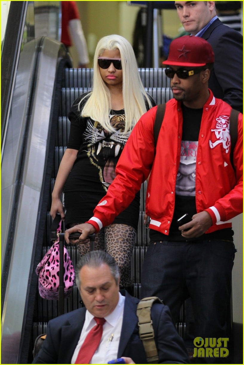 Nicki Minaj & Boyfriend Safaree Samuels: LAX Arrival!: Photo 2646616 ...