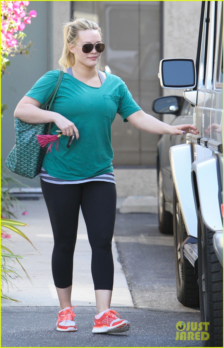 Hilary Duff to Harley Pasternak: Thanks for the Workout!: Photo 2668607 ...