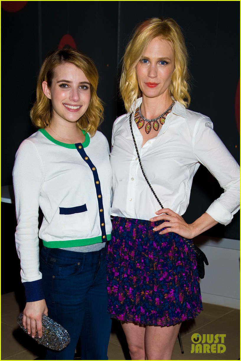 January Jones & Emma Roberts: Shops at Target Launch!: Photo 2656203 ...