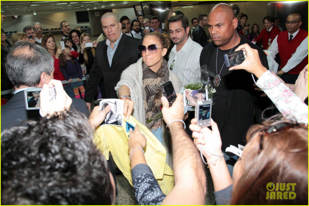 Photo: jennifer lopez brazilian arrival 11 | Photo 2678441 | Just Jared