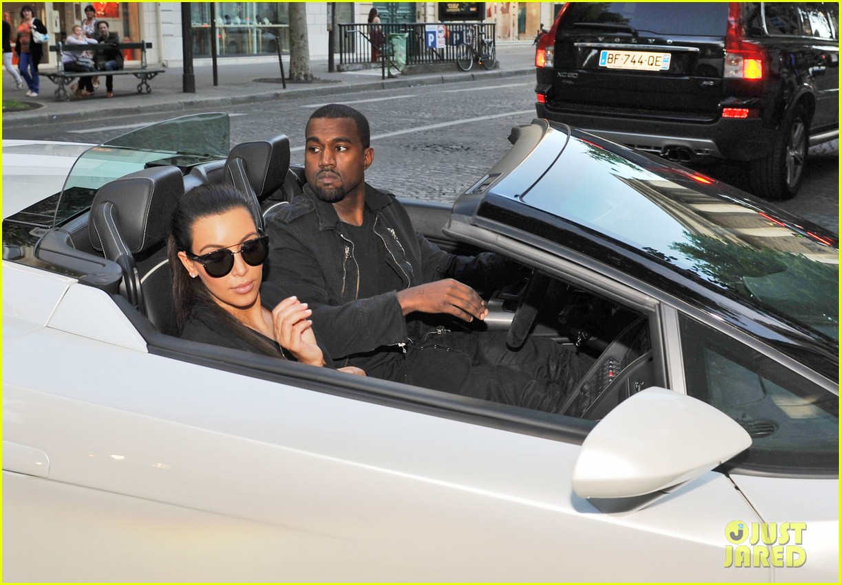 Kim Kardashian & Kanye West: Parisian Pair!: Photo 2676732 | Kanye West ...