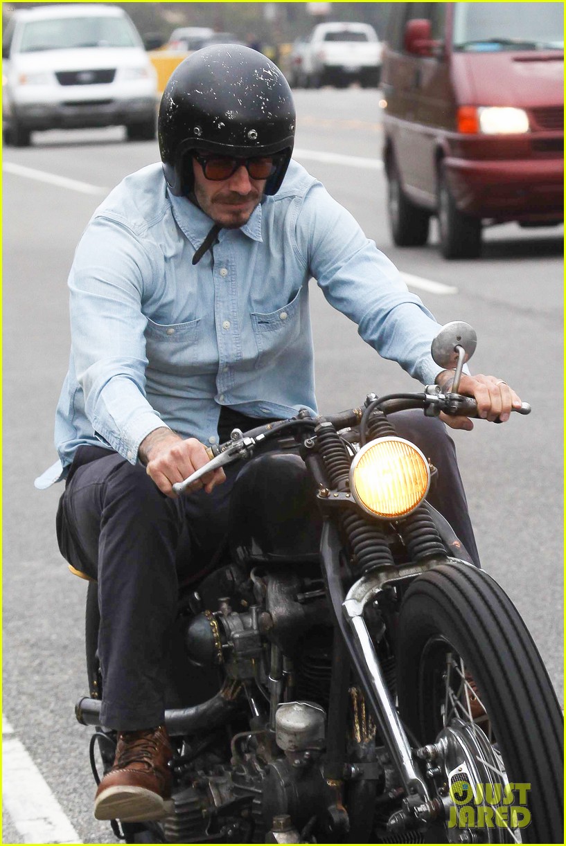 Photo: david beckham motorcycle cruising 11 | Photo 2686837 | Just ...