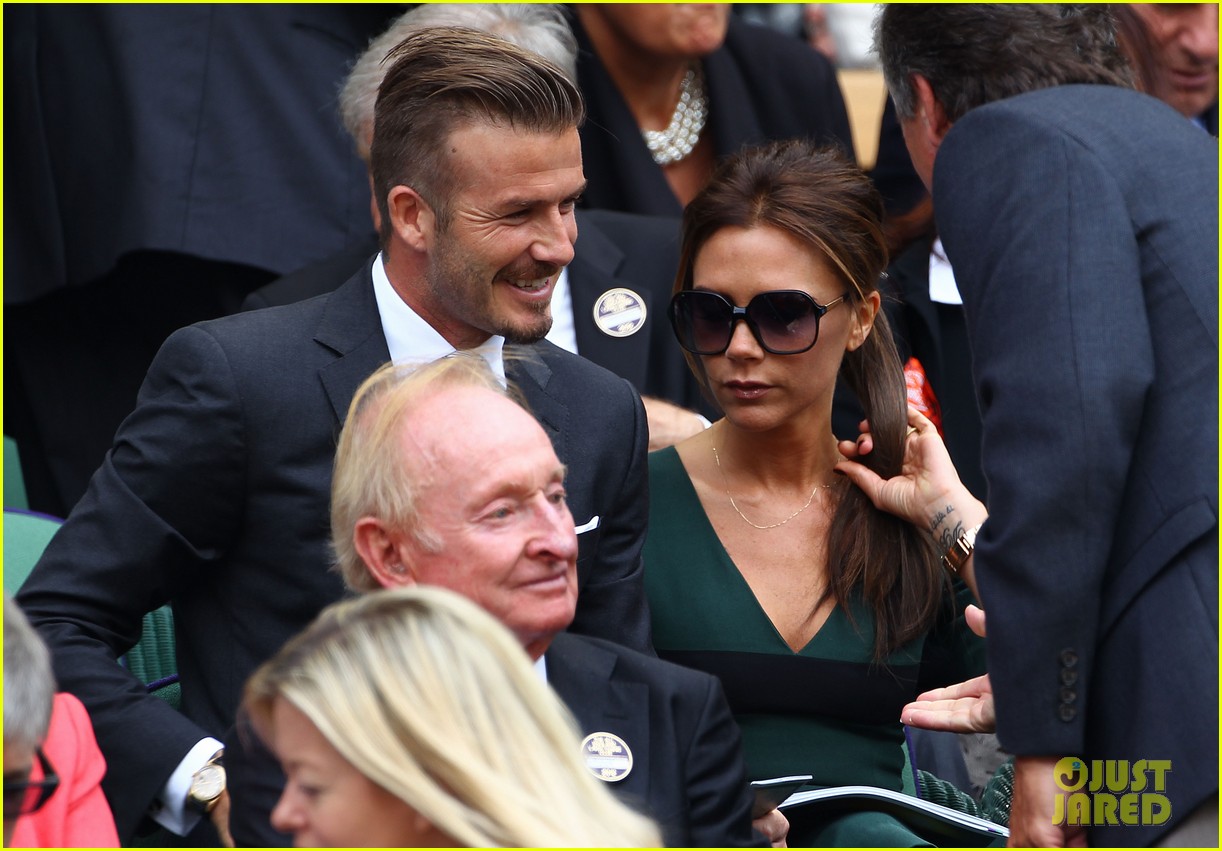 David & Victoria Beckham: Wimbledon Royal Box Couple!: Photo 2684553 ...