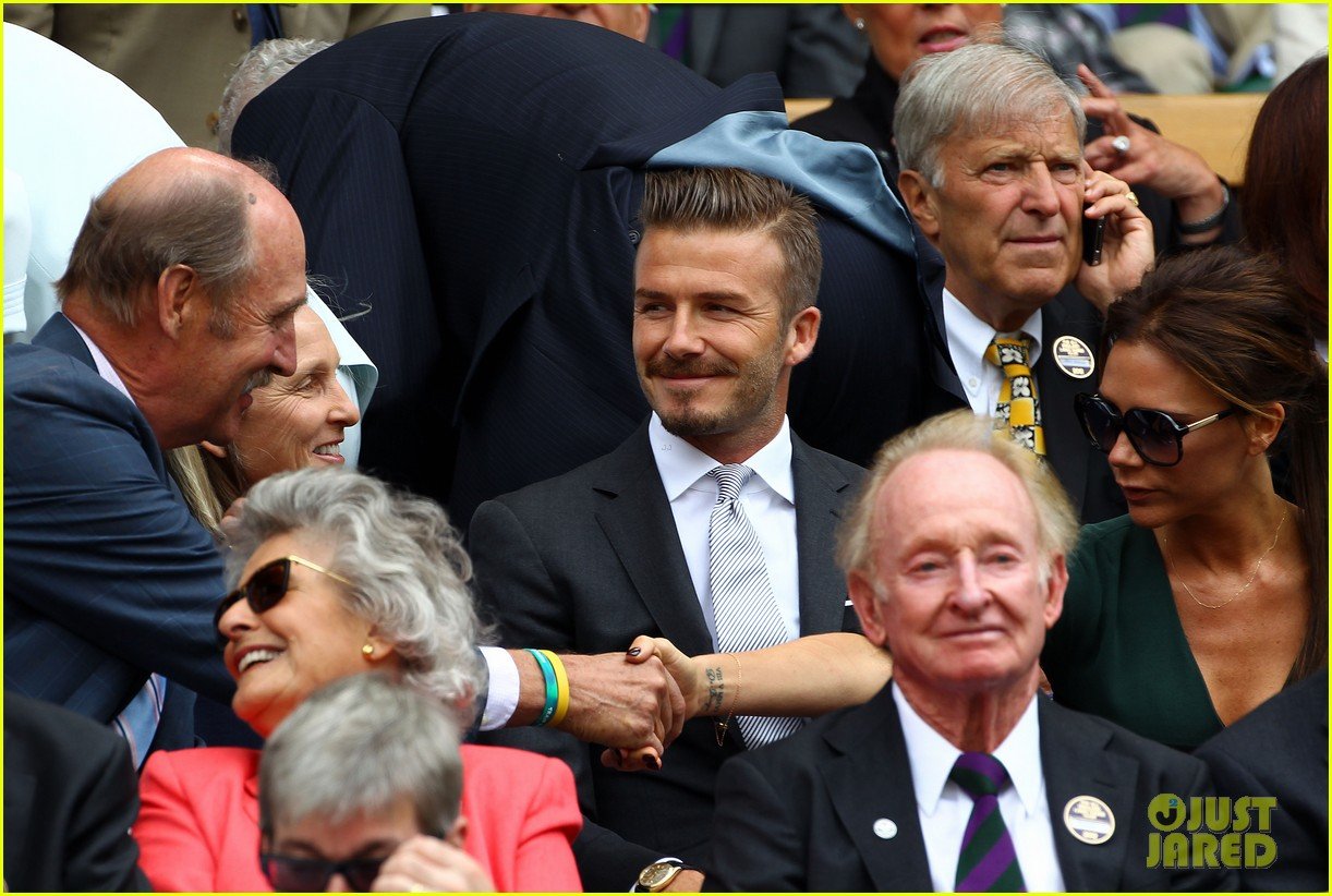 David & Victoria Beckham: Wimbledon Royal Box Couple!: Photo 2684561 ...