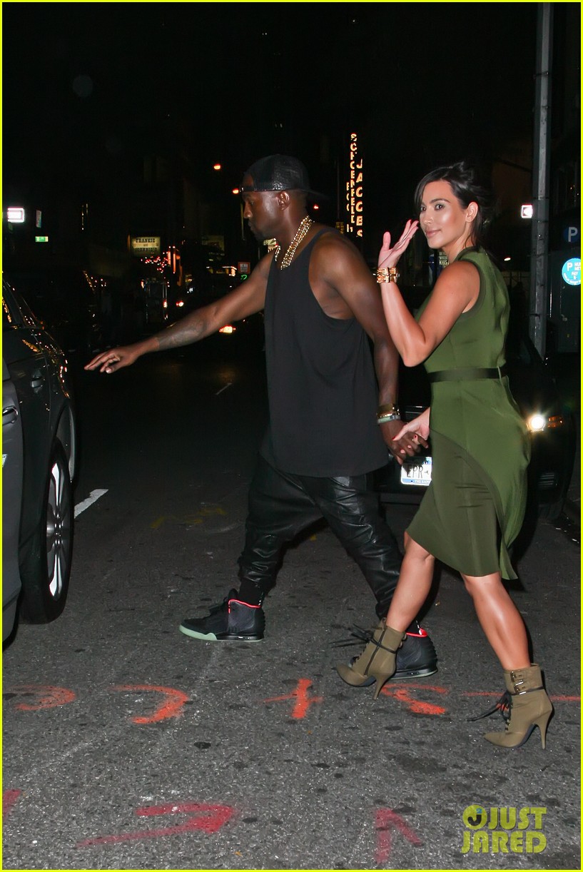 Kim Kardashian & Kanye West: 'Fela!' Broadway Date Night!: Photo ...