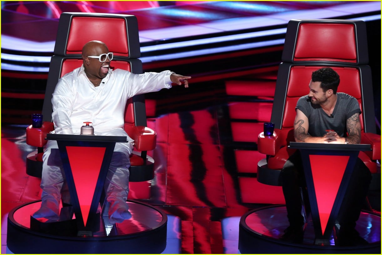 Adam Levine & Cee Lo Green: 'Voice' Season 3 Exclusive Pic!: Photo ...