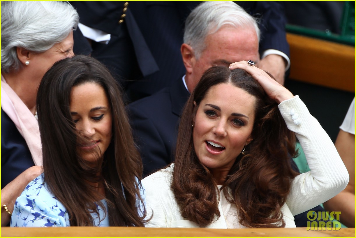 Duchess Kate & Pippa Middleton: Wimbledon Finals!: Photo 2684544 | Kate ...