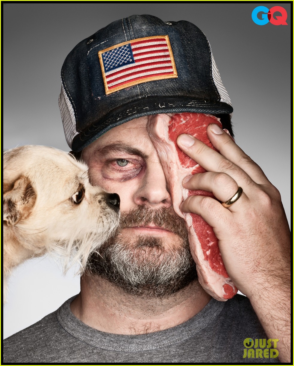 Parks & Recreation's Nick Offerman: Shirtless for 'GQ'!: Photo 2683023 ...