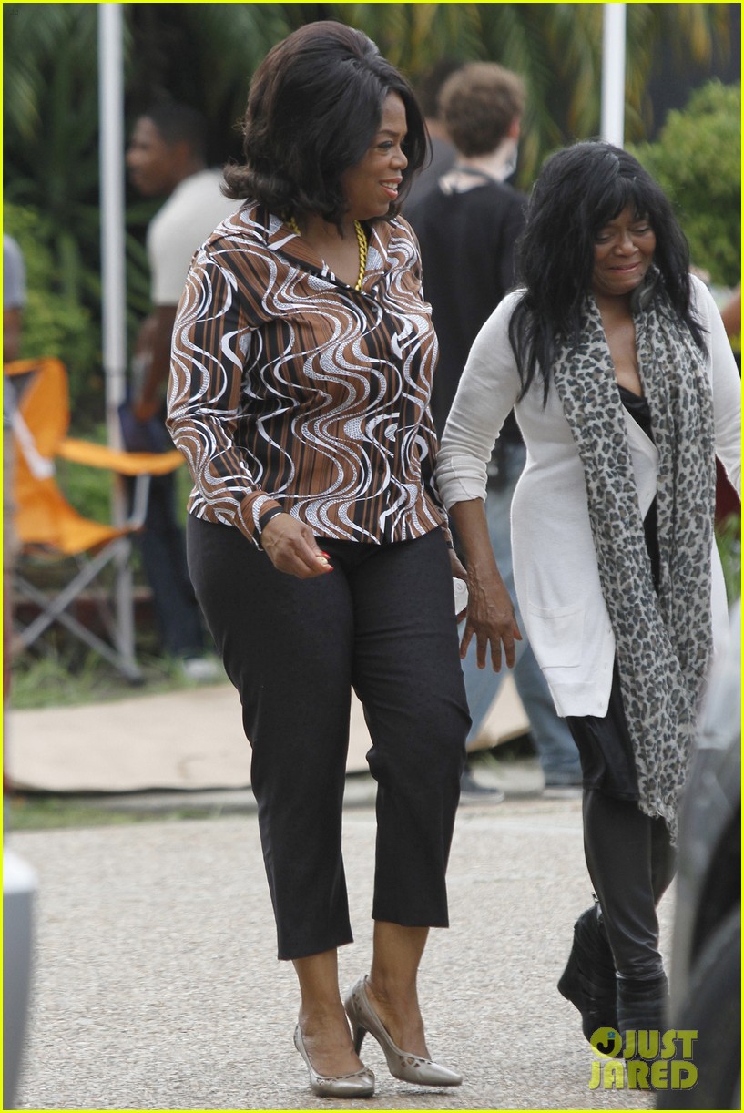 Oprah Winfrey & Cuba Gooding Jr: 'The Butler' Set!: Photo 2693323 ...