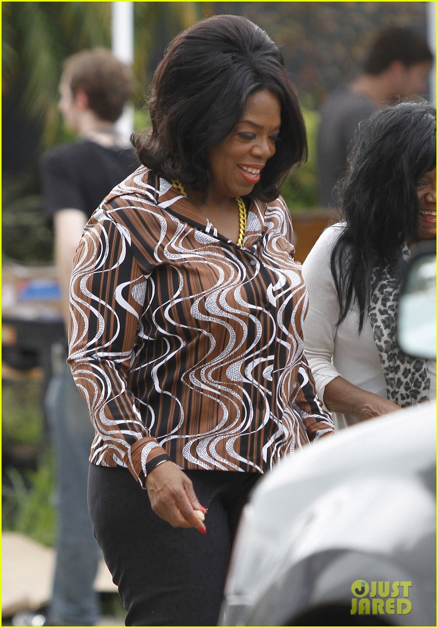 Oprah Winfrey & Cuba Gooding Jr: 'The Butler' Set!: Photo 2693334 ...