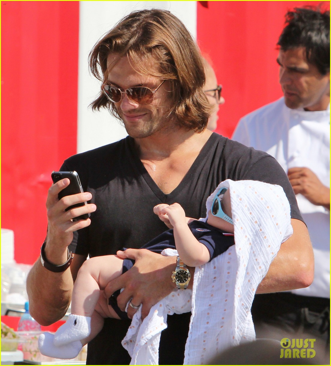 Jared Padalecki: Food Festival with Genevieve & Thomas!: Photo 2694170 ...