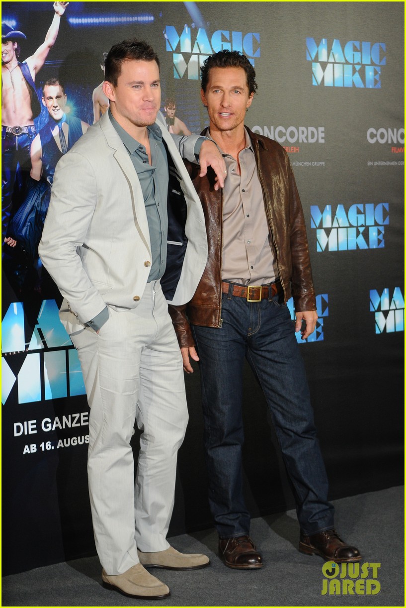 Channing Tatum & Matthew McConaughey: 'Magic Mike' Germany Photo Call ...