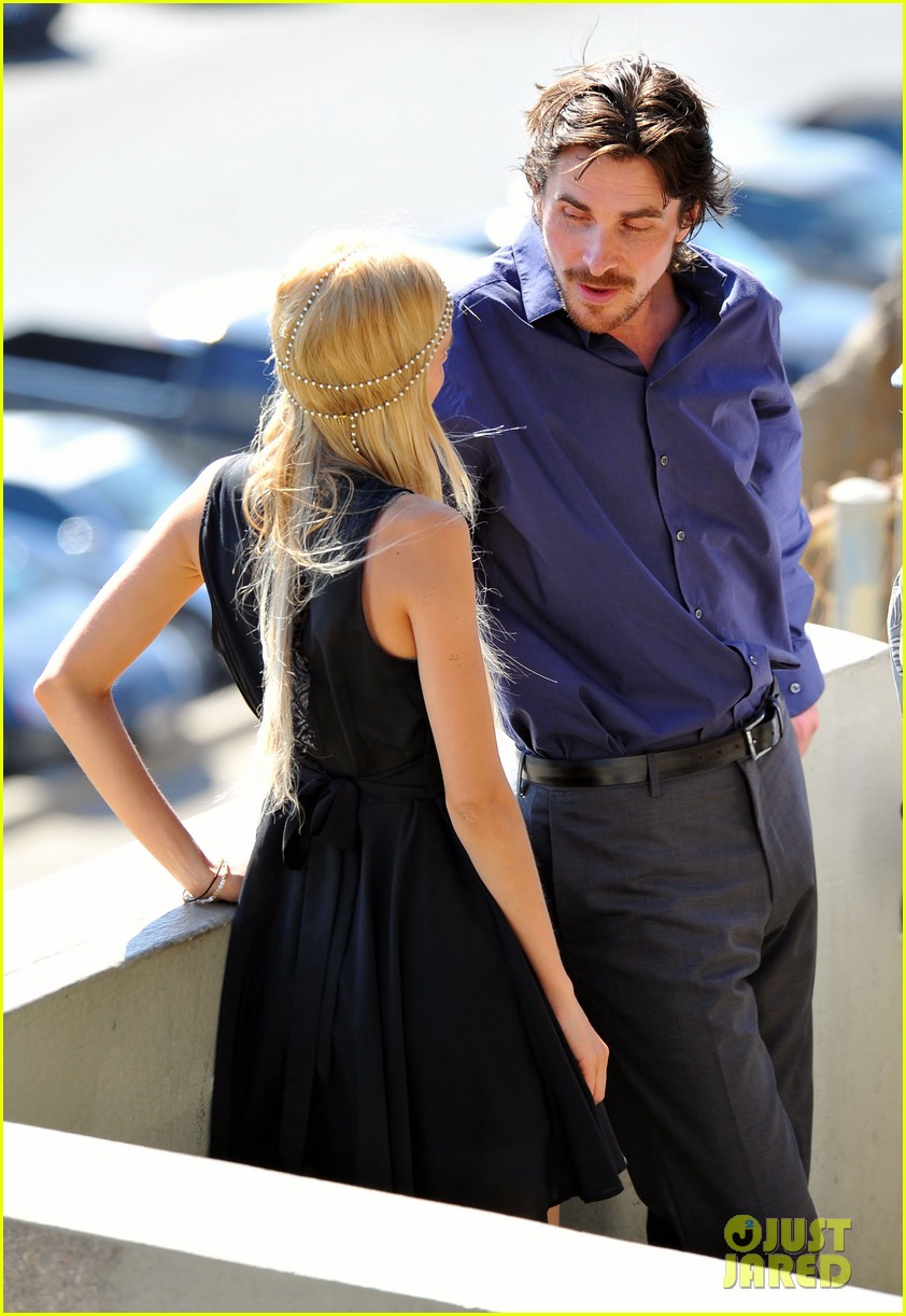 Christian Bale & Isabel Lucas: 'Knight' Duo!: Photo 2700195 | Christian ...