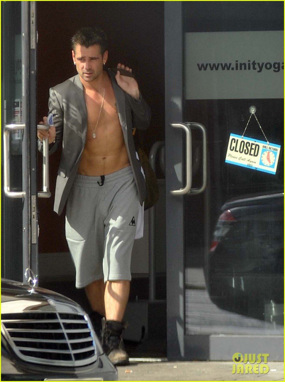 Colin Farrell: Shirtless Yoga Class!: Photo 2704836 | Colin Farrell ...