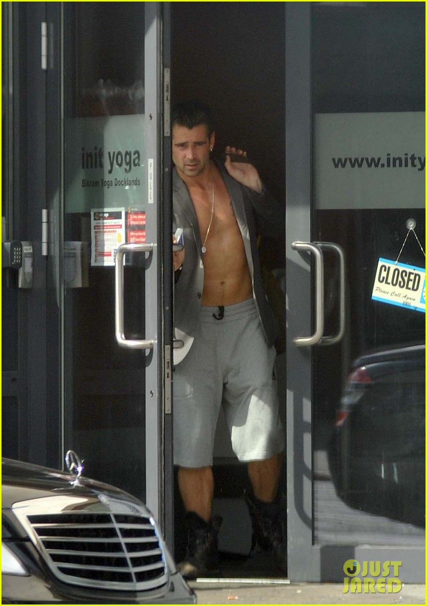 Colin Farrell: Shirtless Yoga Class!: Photo 2704838 | Colin Farrell ...