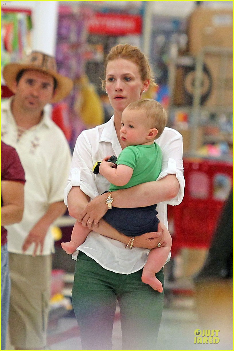 January Jones: Target-ing Xander in Green!: Photo 2707164 | Celebrity ...