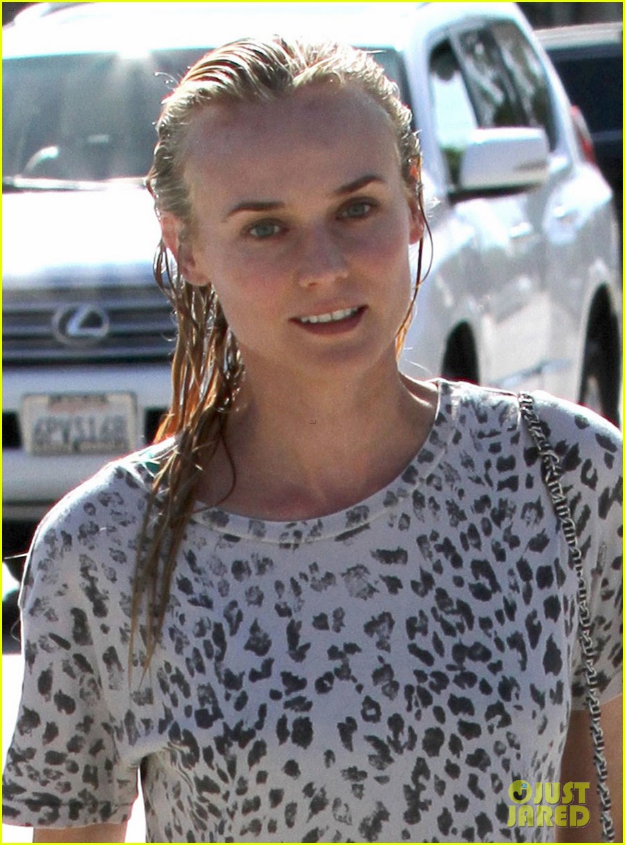 Diane Kruger: Wet Hair at James Perse!: Photo 2708303 | Diane Kruger ...