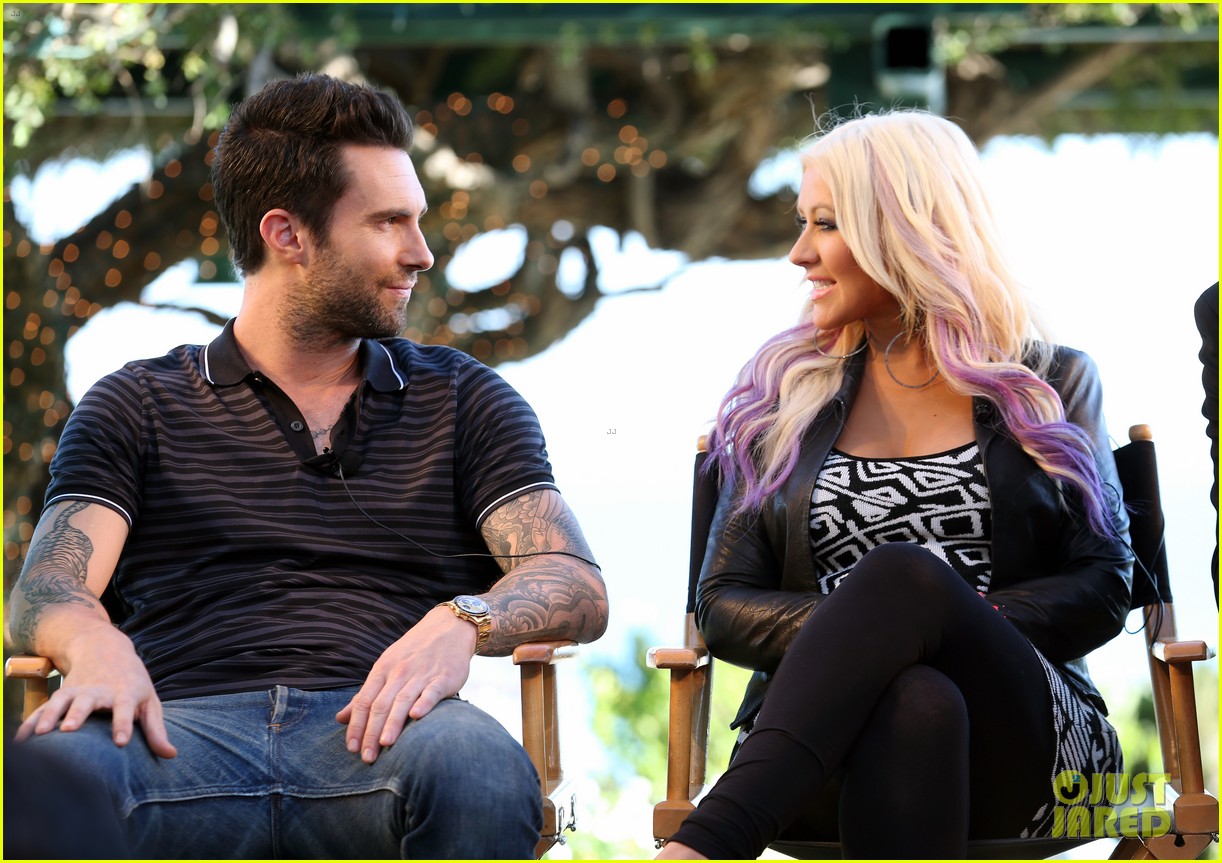 Christina Aguilera: 'The Voice' Press Junket for NBC!: Photo 2701053 ...