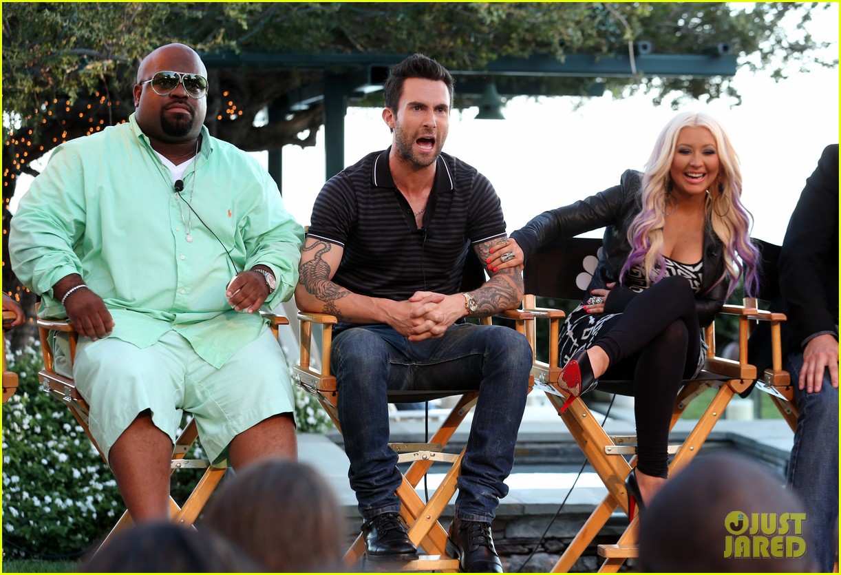 Christina Aguilera: 'The Voice' Press Junket for NBC!: Photo 2701058 ...