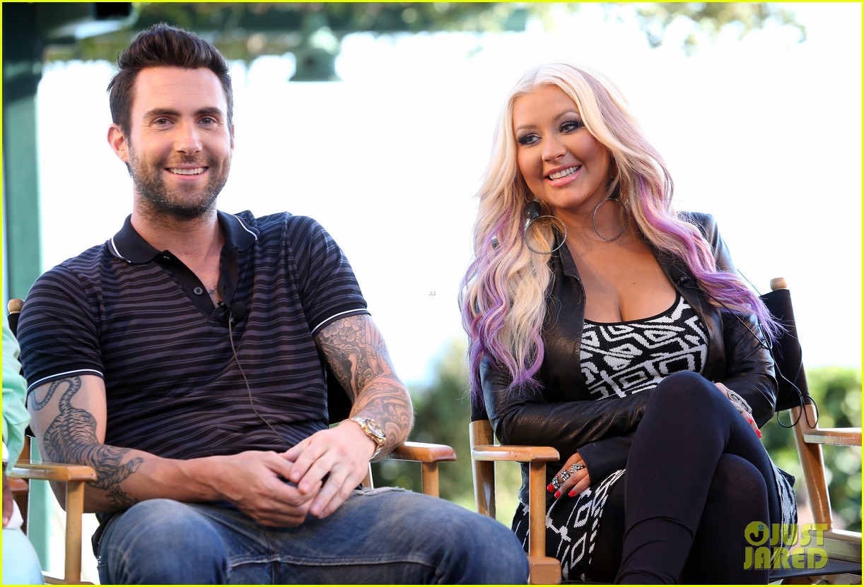 Christina Aguilera: 'The Voice' Press Junket for NBC!: Photo 2701060 ...