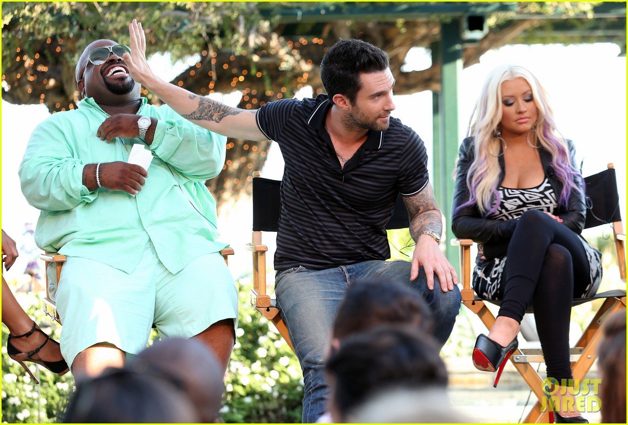 Christina Aguilera: 'The Voice' Press Junket for NBC!: Photo 2701063 ...