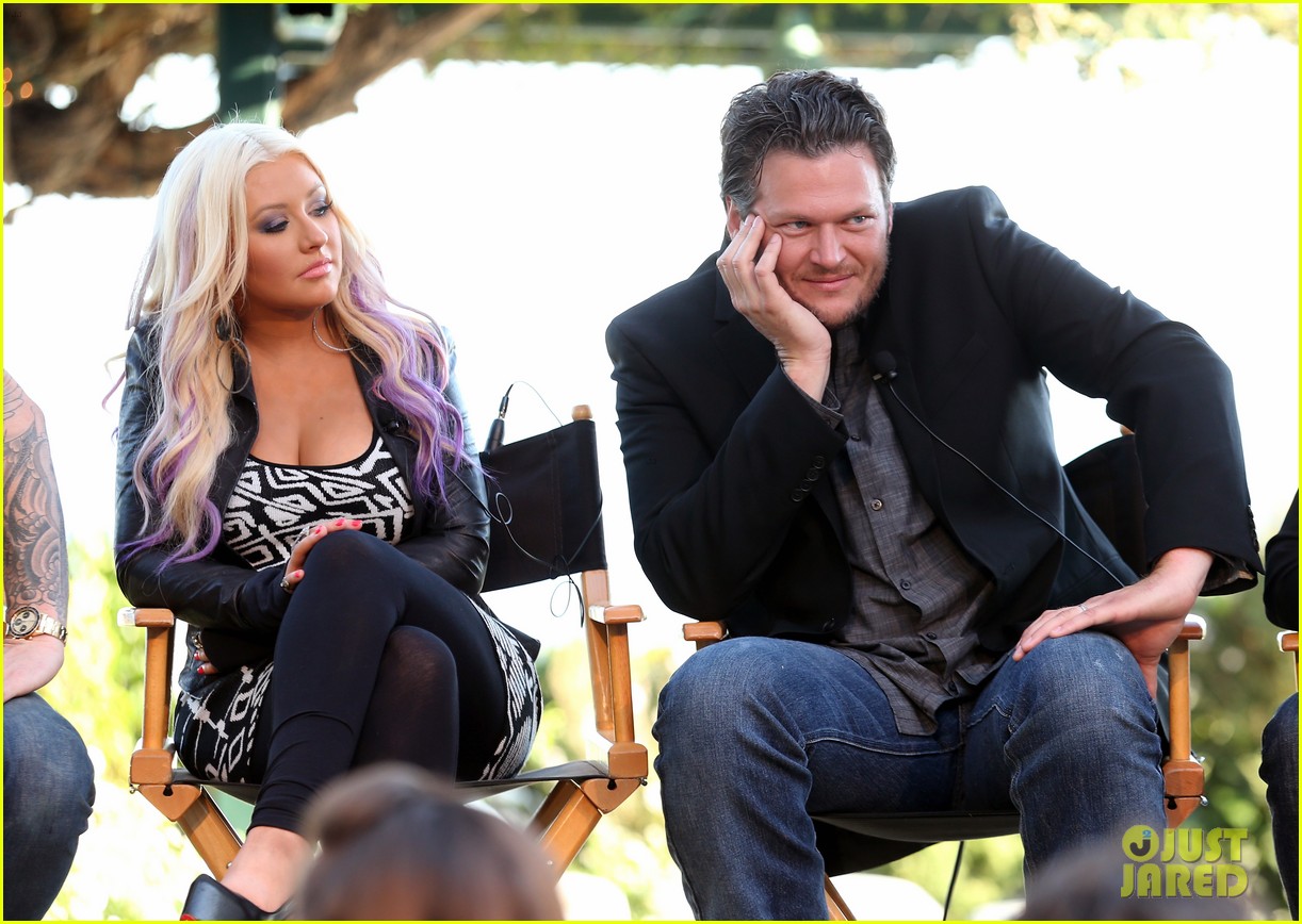 Christina Aguilera: 'The Voice' Press Junket for NBC!: Photo 2701076 ...