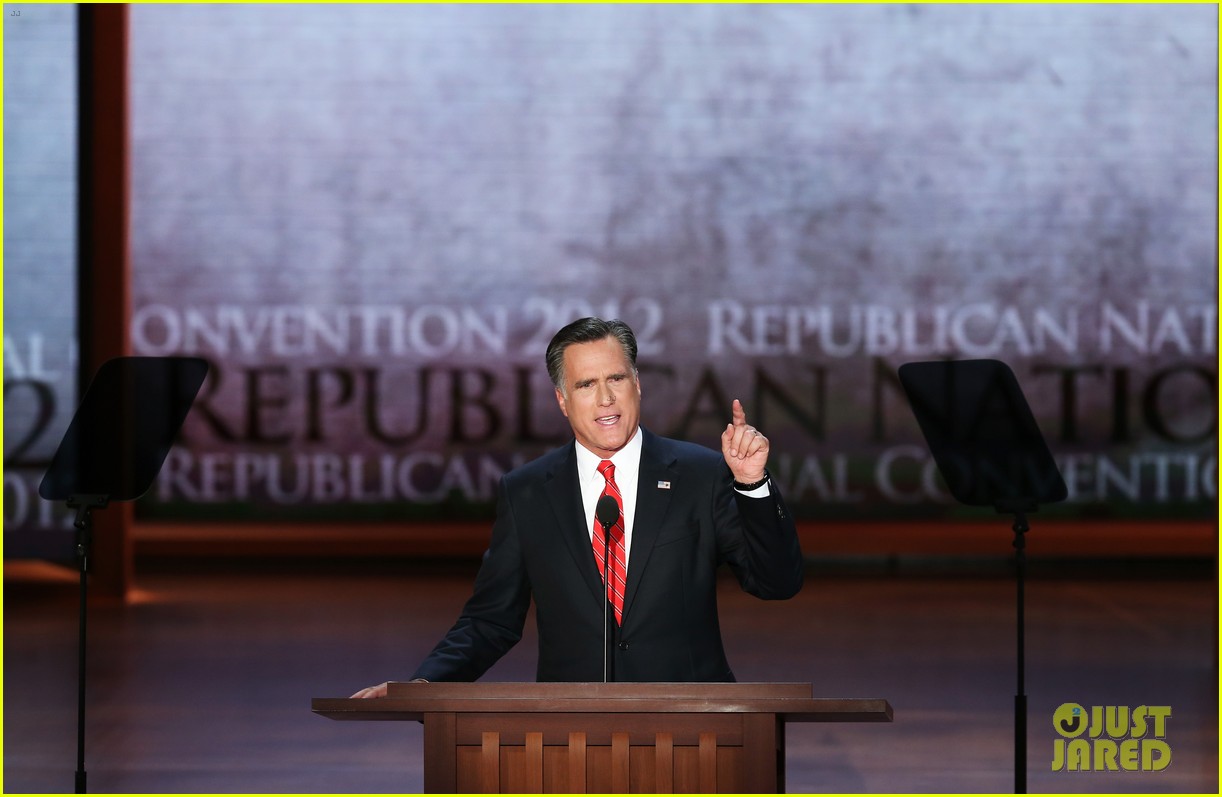 Mitt Romney's Republican National Convention Speech - Watch Now!: Photo ...