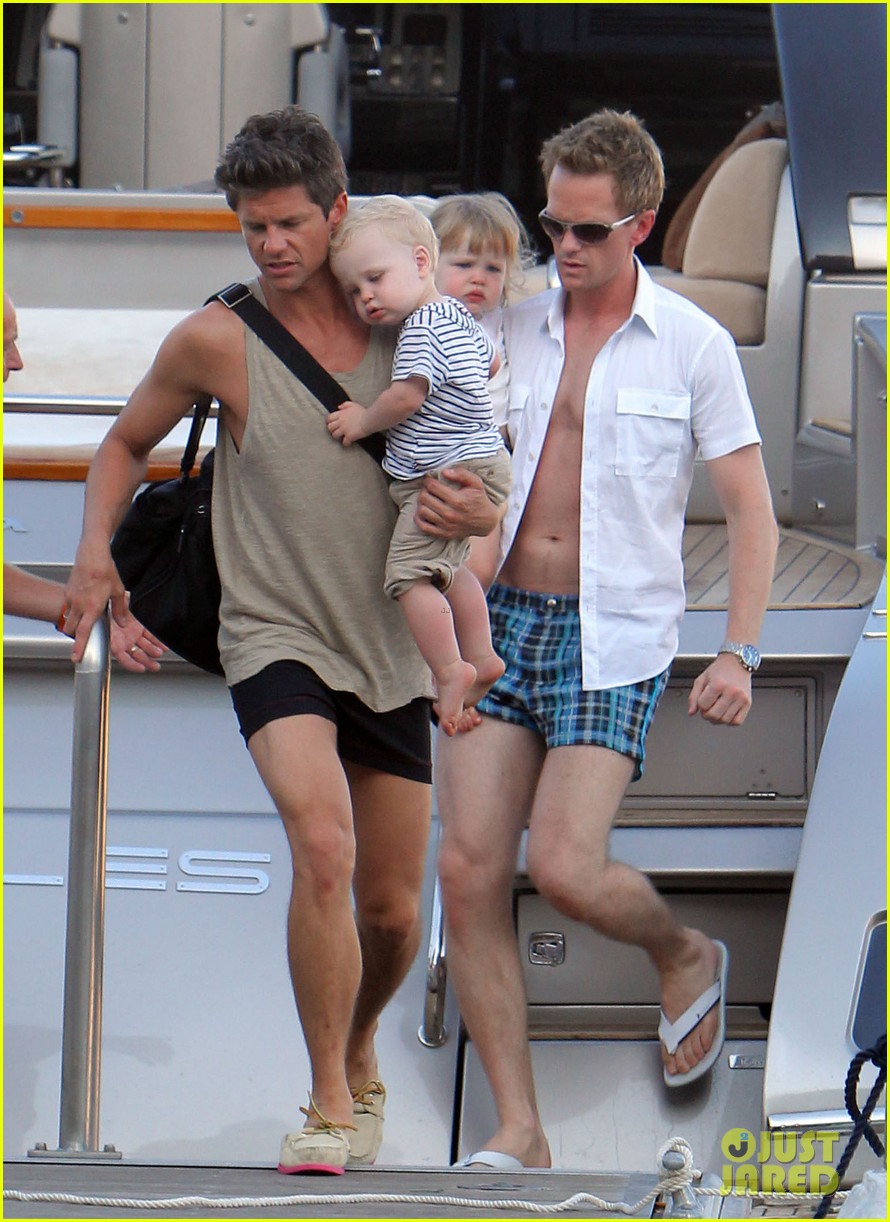 Neil Patrick Harris & David Burtka: Saint-Tropez with the Kids!: Photo ...