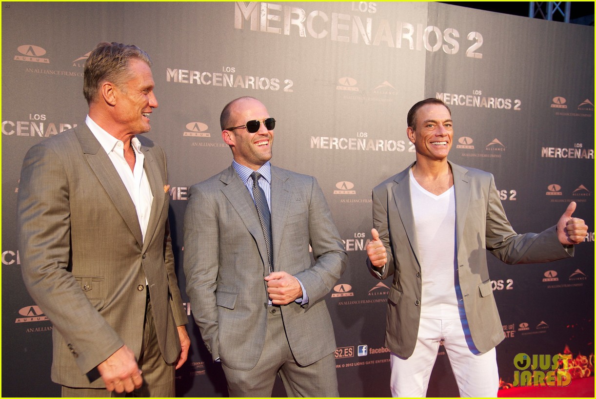 Jason Statham: 'Expendables 2' Madrid Premiere!: Photo 2698886 | Dolph ...