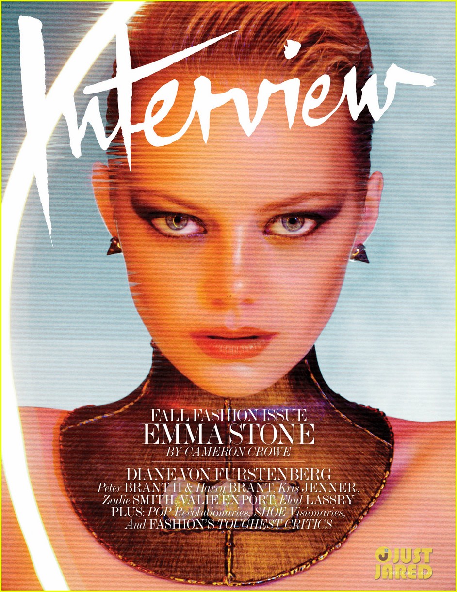 Emma Stone Covers 'Interview' Magazine September 2012: Photo 2709280 ...