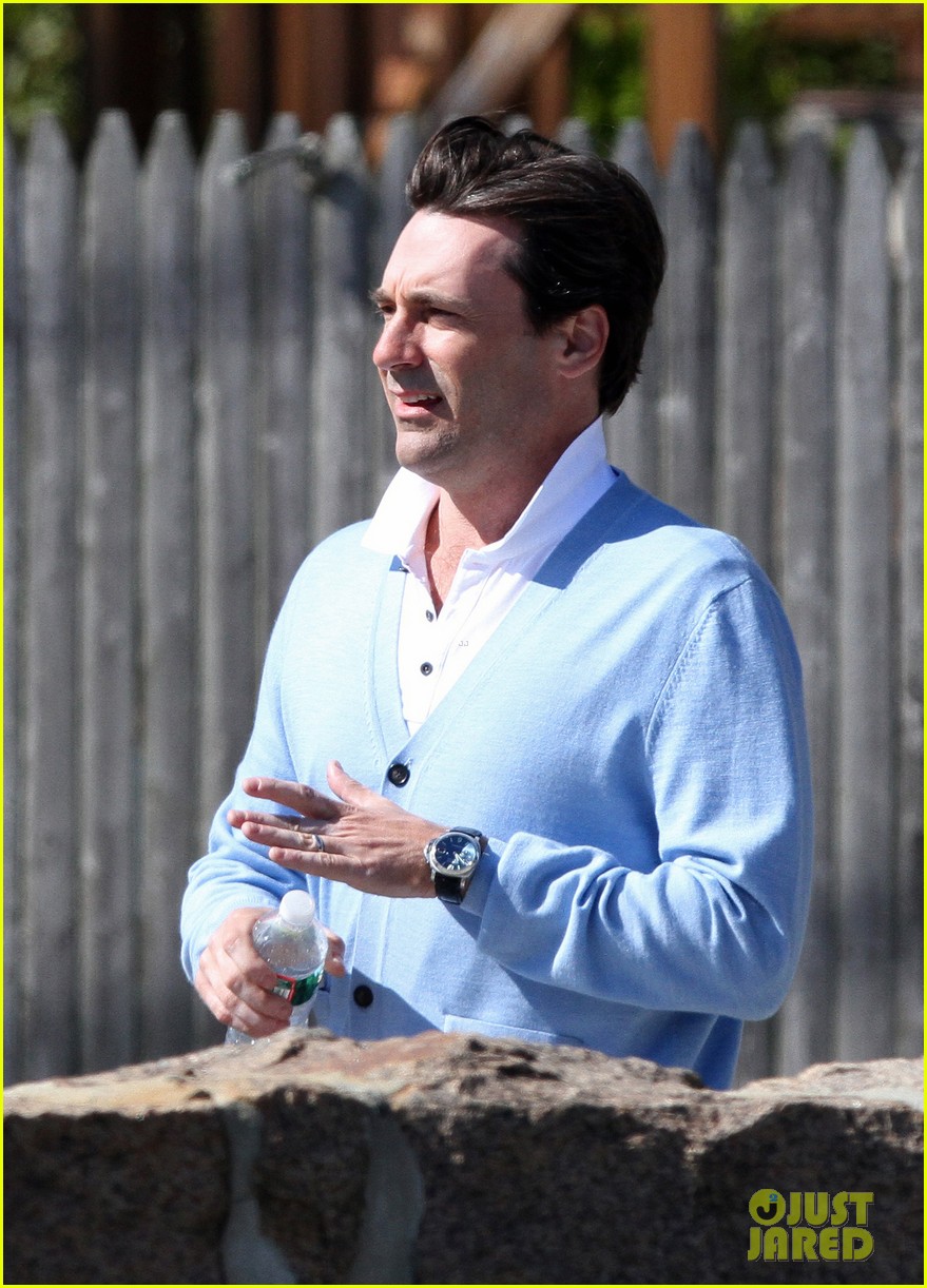 Jon Hamm: 'Clear History' Set Break!: Photo 2728791 | Jon Hamm Photos ...