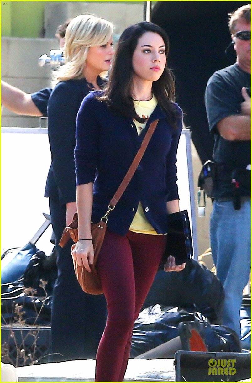 Amy Poehler: 'Parks & Recreation' Set with Rashida Jones!: Photo ...