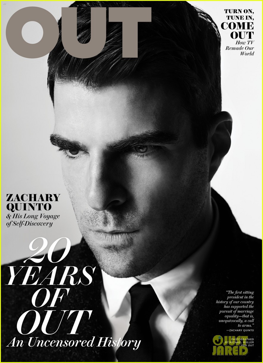Zachary Quinto Covers 'Out' October 2012: Photo 2720128 | Magazine ...