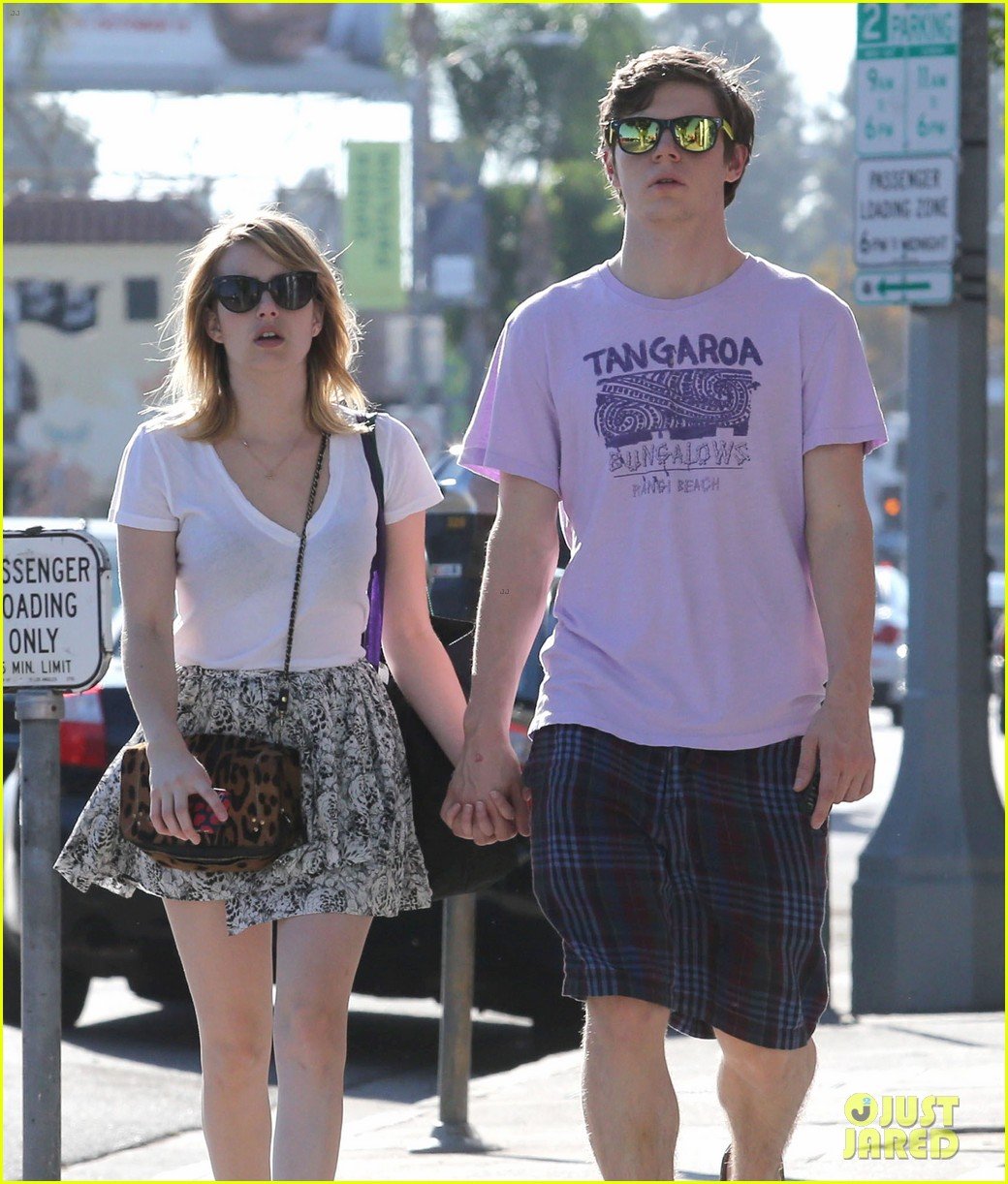 Emma Roberts & Evan Peters: Holding Hands on Melrose!: Photo 2725511 ...