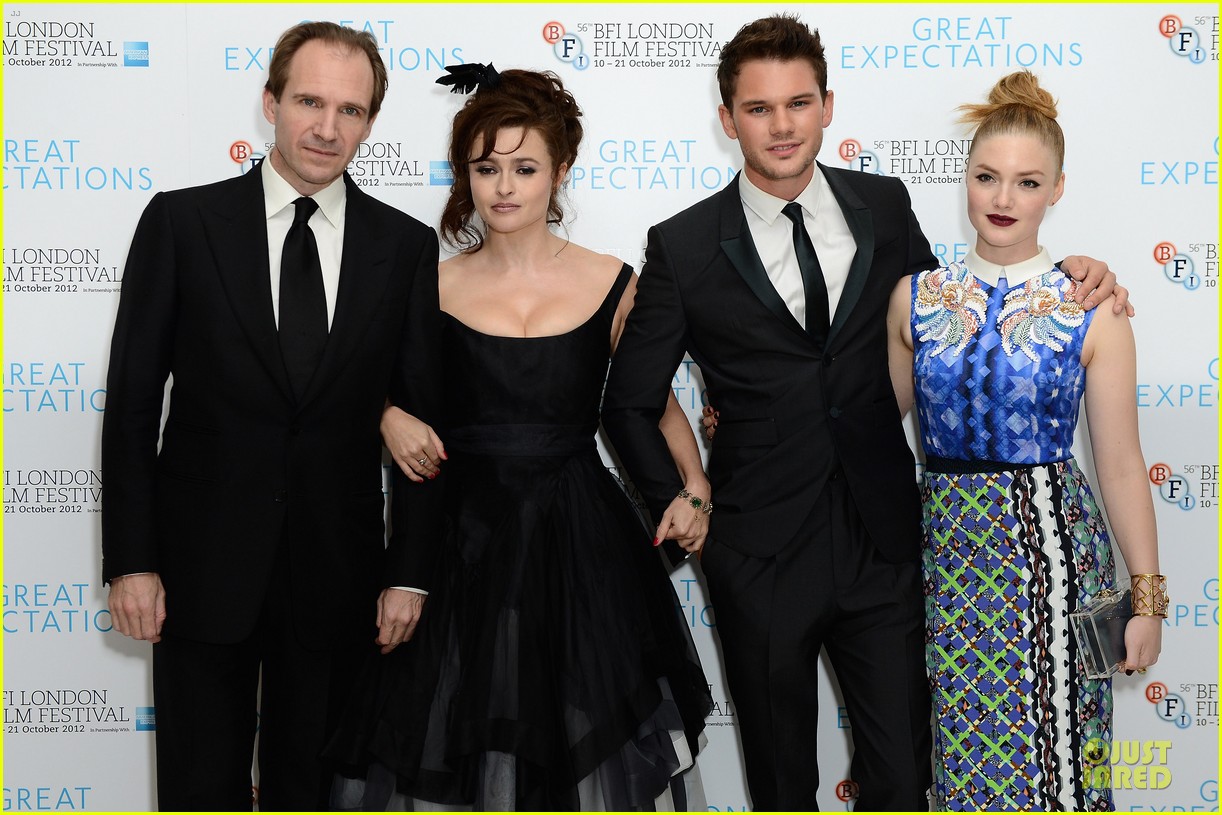 Helena Bonham Carter & Jeremy Irvine: 'Great Expectations' at BFI Film ...