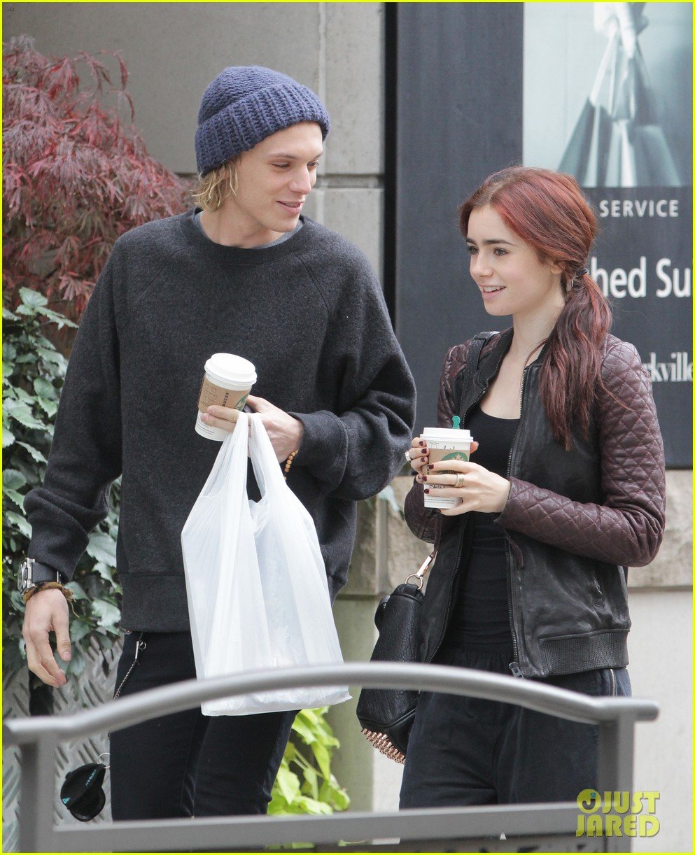 Lily Collins: Morning Coffee with Jamie Campbell Bower!: Photo 2742651 ...