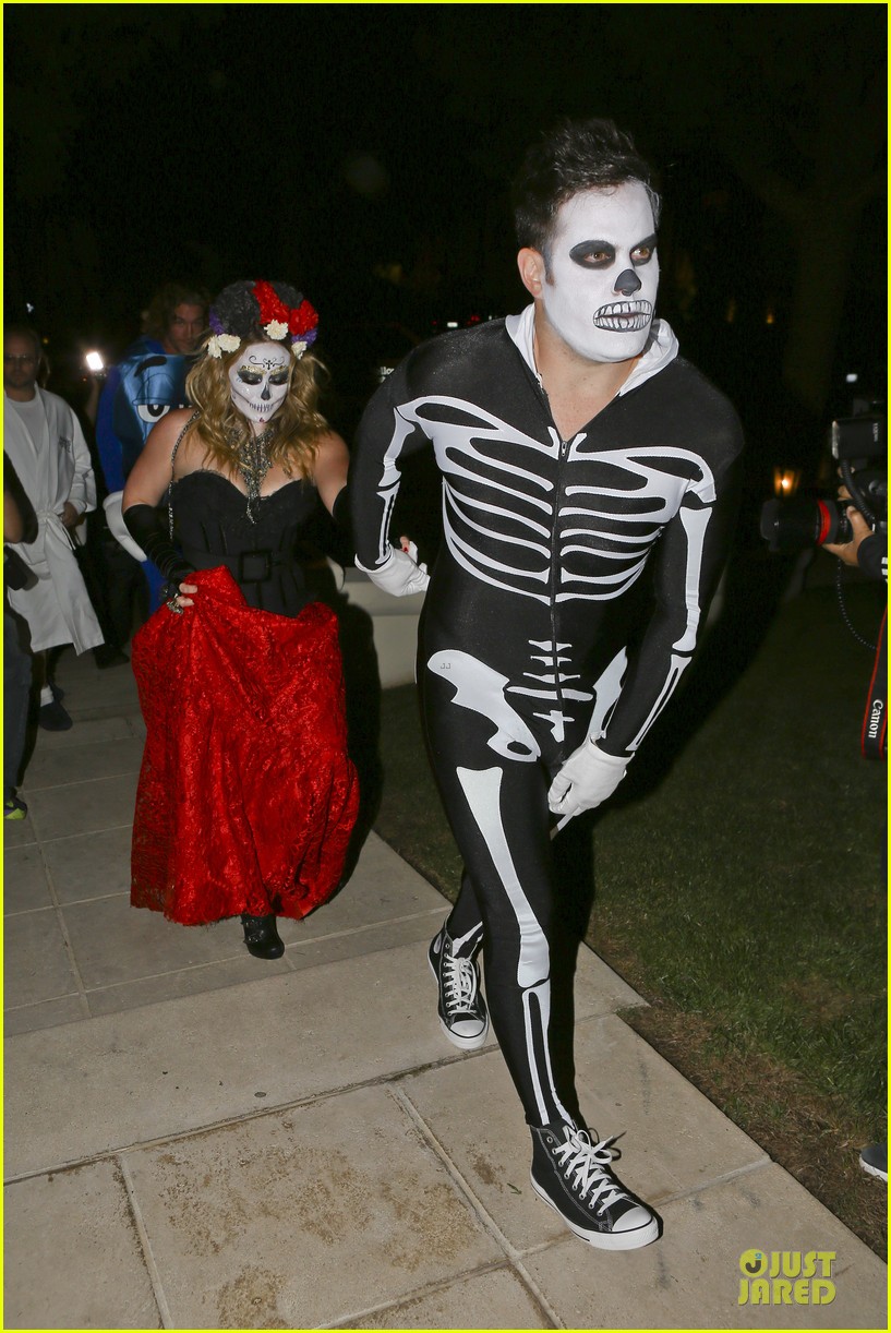 Hilary Duff & Mike Comrie: Day of the Dead Halloween Couple!: Photo ...