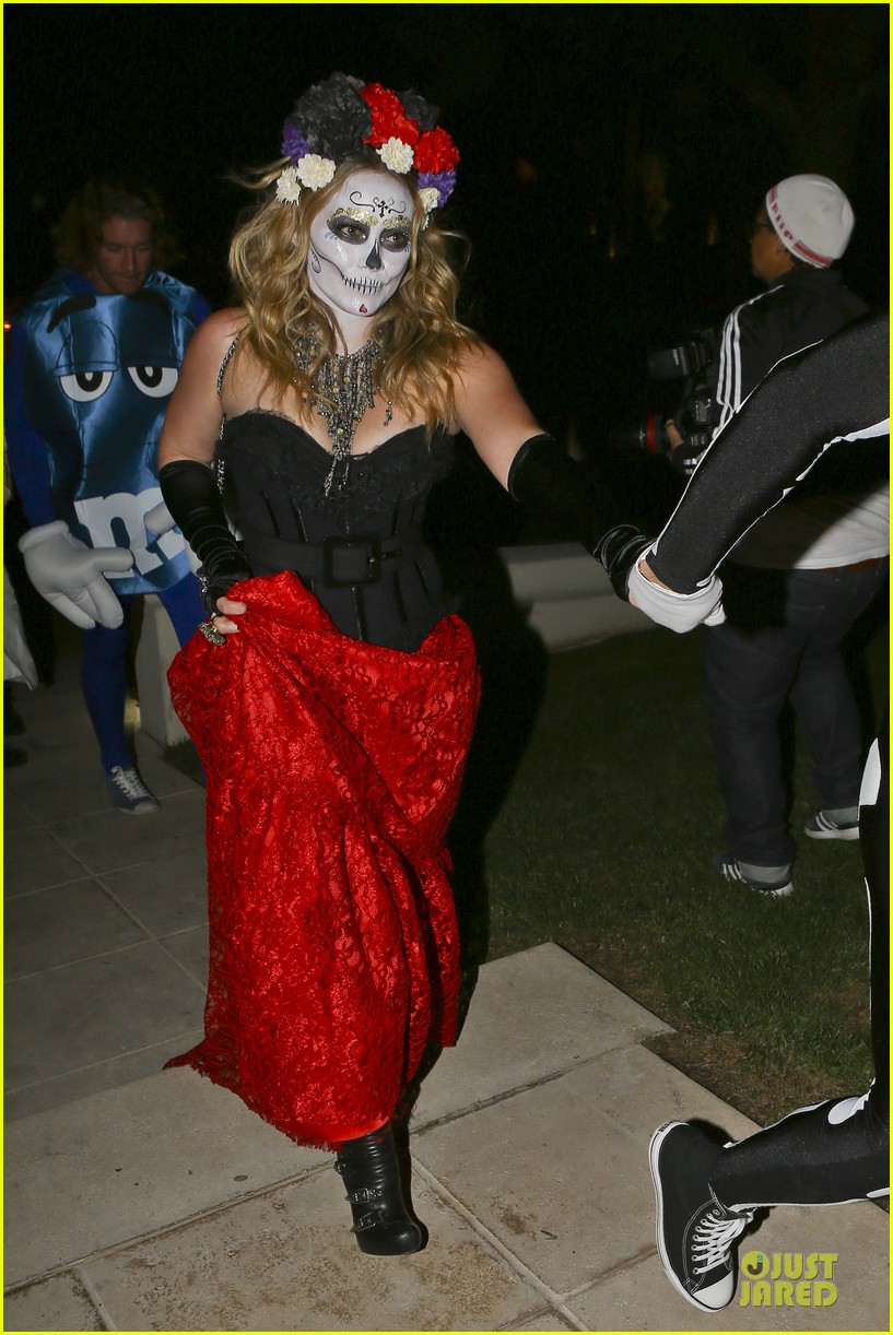 Hilary Duff & Mike Comrie: Day of the Dead Halloween Couple!: Photo ...