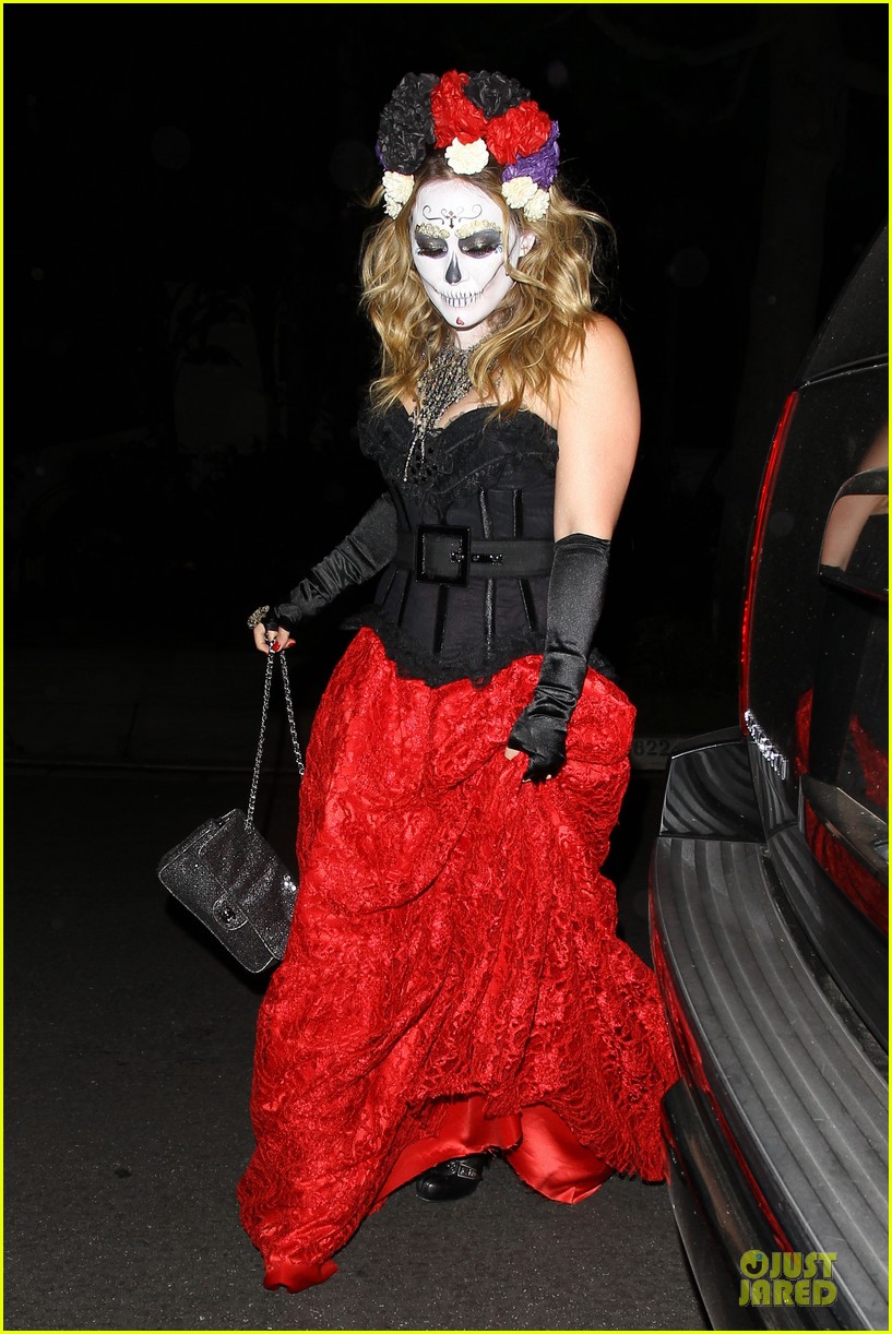 Hilary Duff & Mike Comrie: Day of the Dead Halloween Couple!: Photo ...