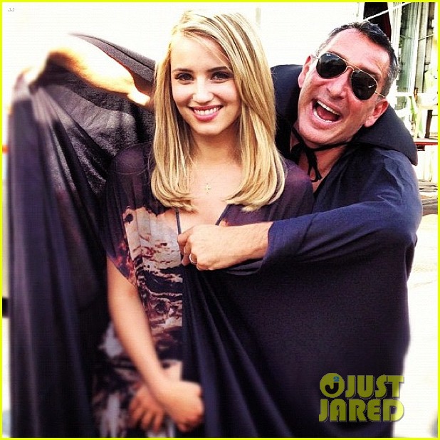 Lea Michele & Dianna Agron: Halloween on the 'Glee' Set!: Photo 2749011 ...
