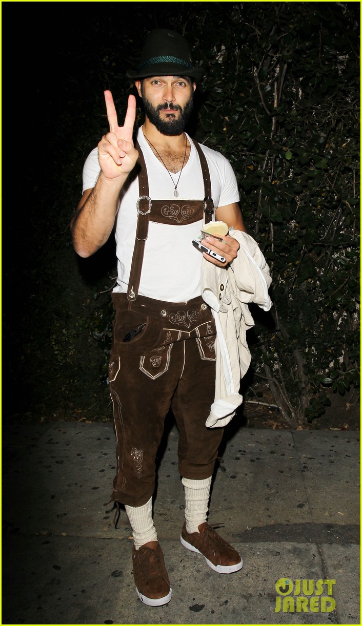 Shenae Grimes & Josh Beech: Matthew Morrison's Halloween Party 2012 ...