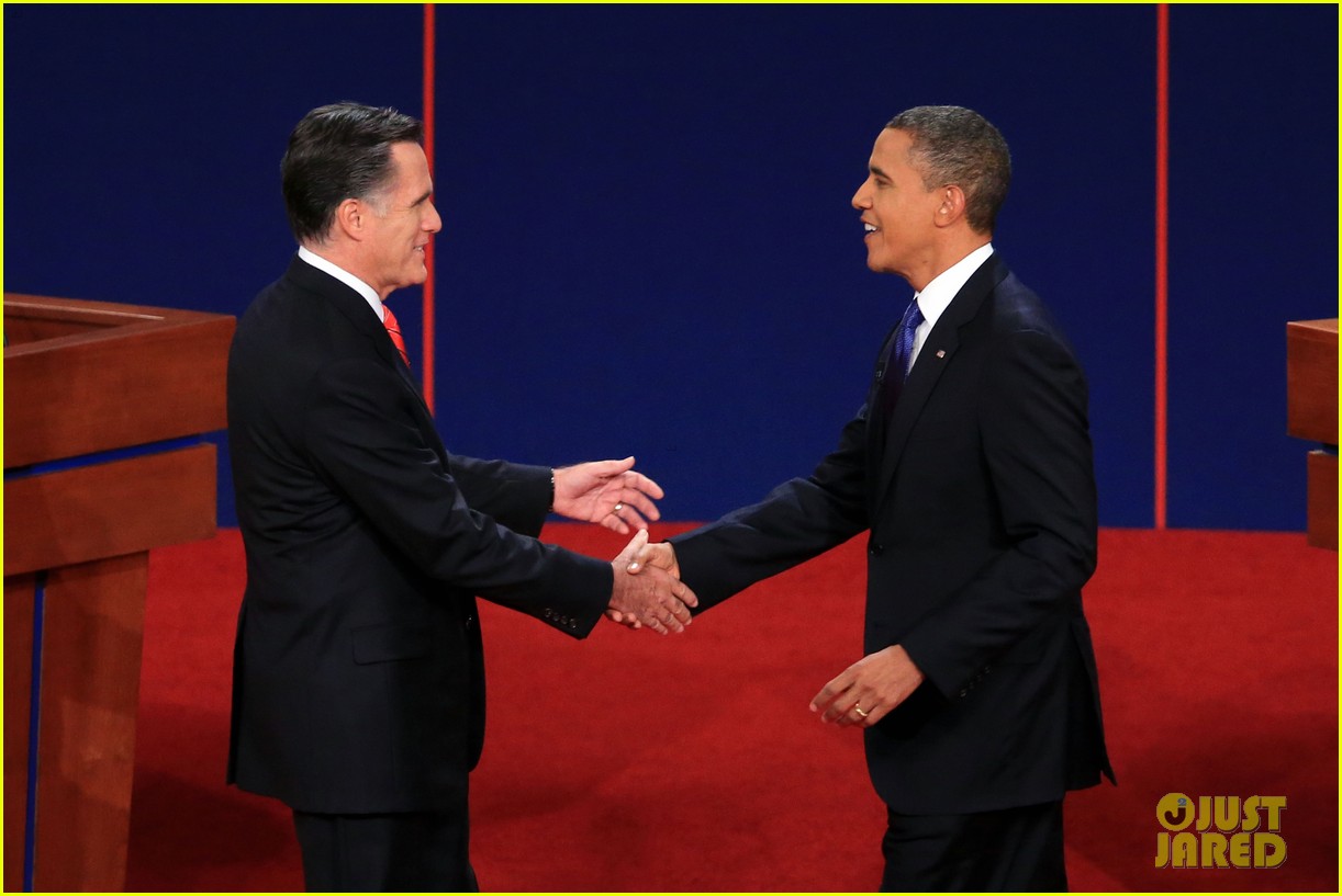 Watch Presidential Debate with Barack Obama & Mitt Romney: Photo ...
