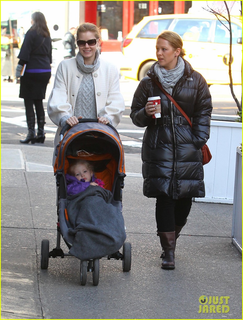 Amy Adams: Big Apple Family Time!: Photo 2766013 | Amy Adams, Aviana Le ...
