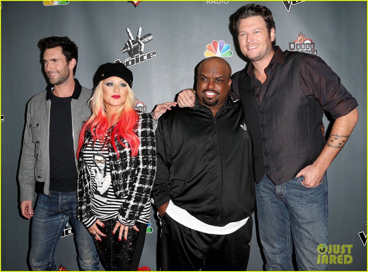 Christina Aguilera: 'The Voice' Final 12 Party with Adam Levine!: Photo ...