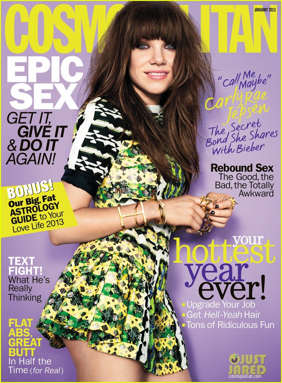 Carly Rae Jepsen Covers 'Cosmopolitan' January 2013: Photo 2765244 ...