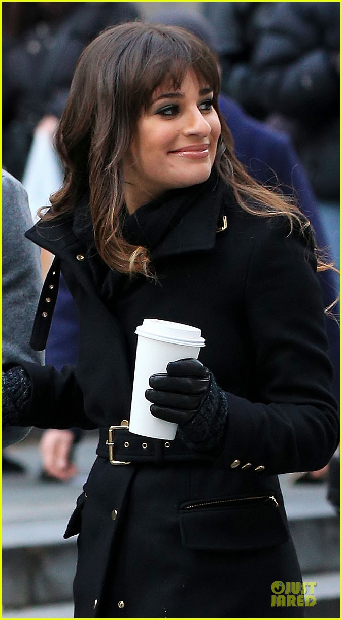 Lea Michele & Chris Colfer: Photo Moment on 'Glee Set': Photo 2760136 ...